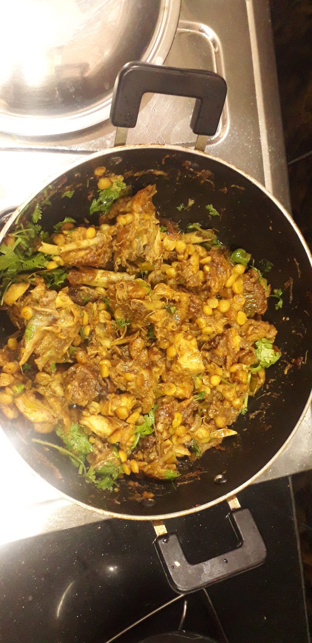 Natukodi Chanagapappu Curry Recipe - Sri Mahilalu